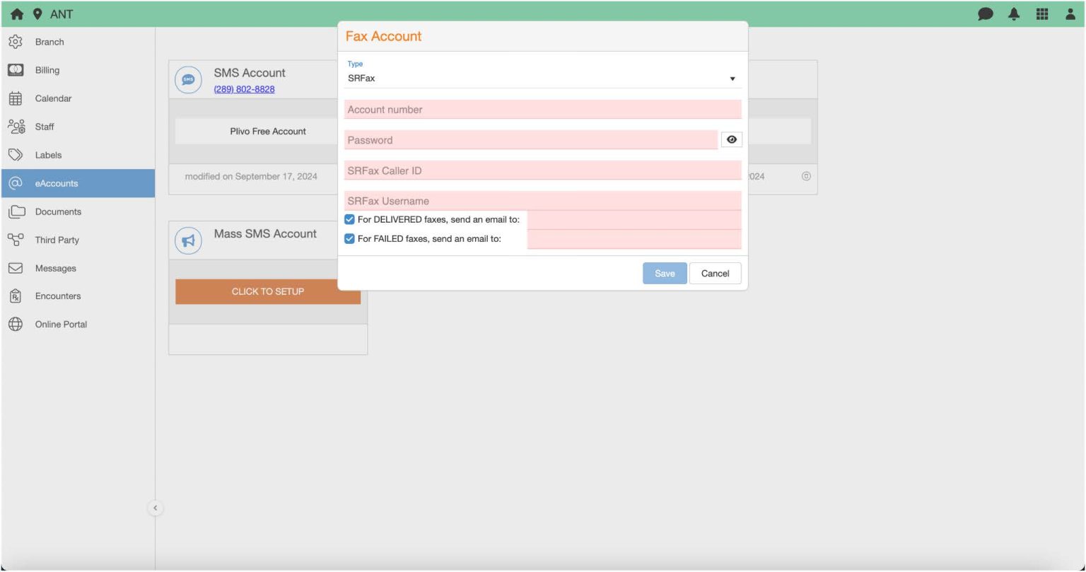 How to Set Up and Manage SRFax with WalnutEMR – WalnutEMR – Electronic ...